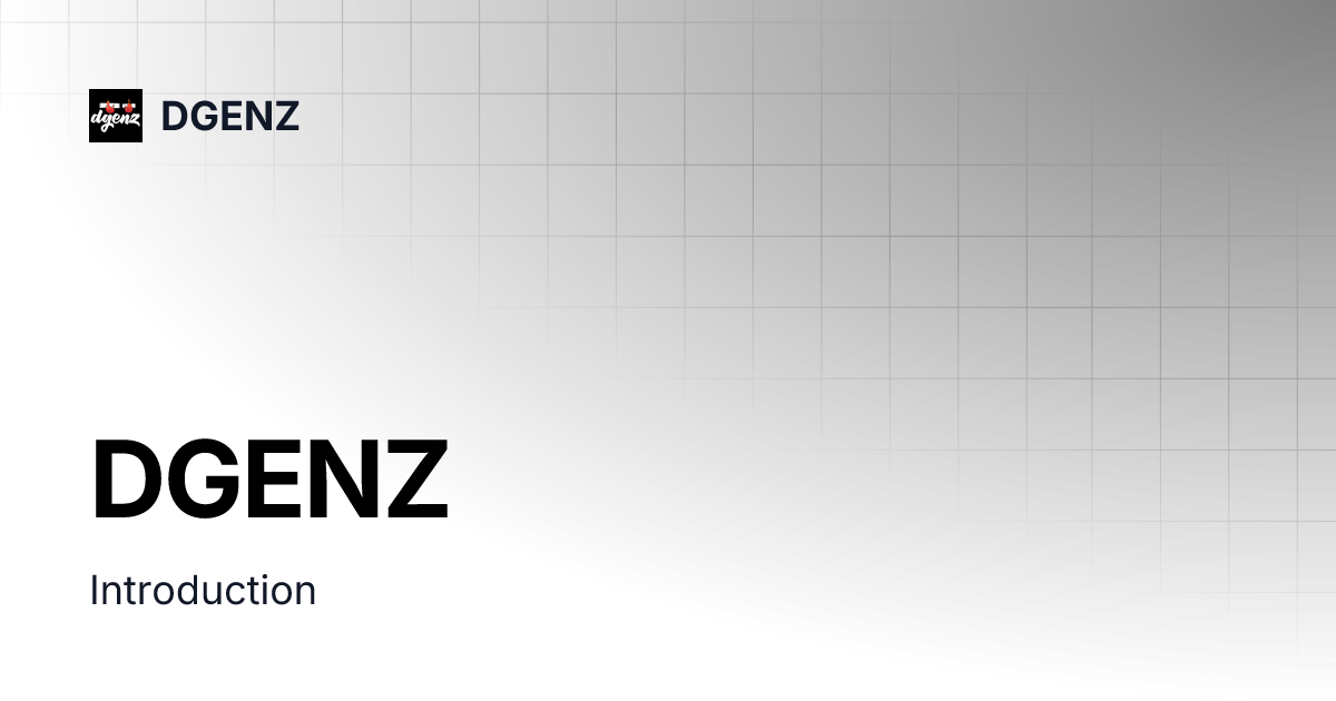 DGENZ | DGENZ